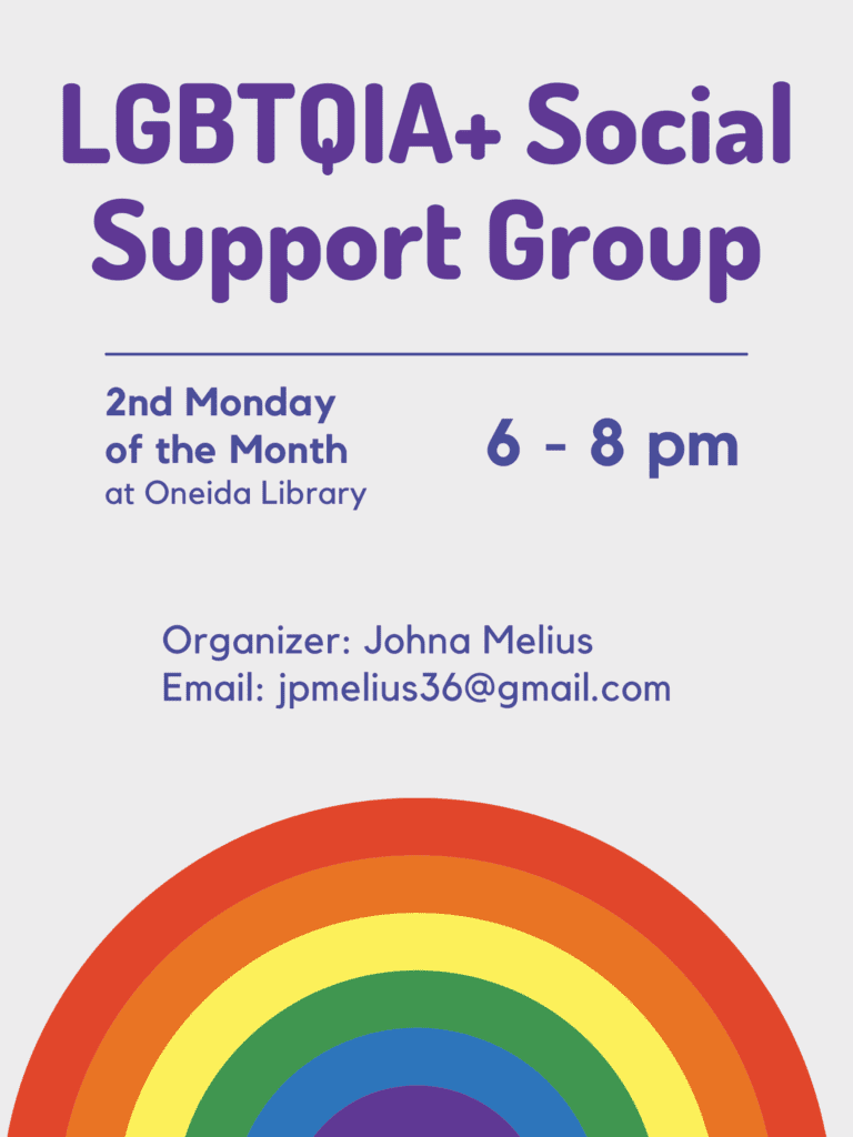 LGBTQIA+ Social Support Group - Madison County LGBTQIA